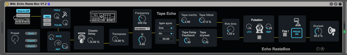 M4L Echo Rasta Box – SMAO#LAB